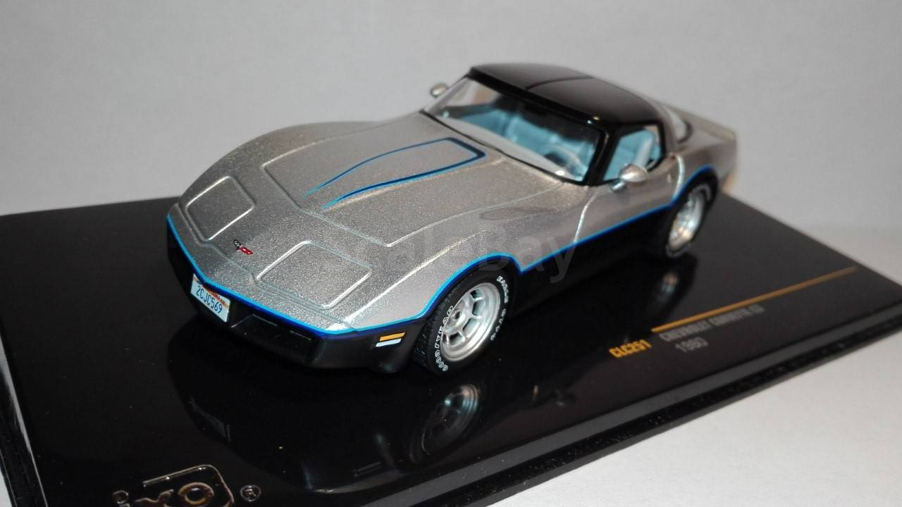 1/43 Chevrolet Corvette C3 1980 - IXO | Аукцион масштабных и сборных ...