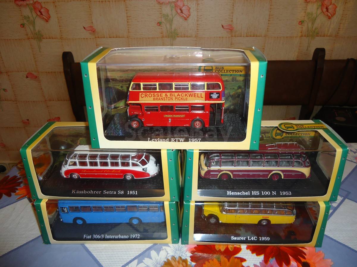 Atlas - Bus Collection 1/72 - Модели автобусов: Saurer L4C (1959 ...