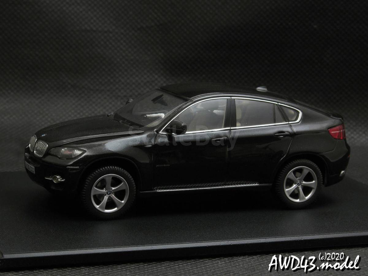 BMW X6 E71 black 1-43 Dealer=Schuco | Аукцион масштабных и сборных моделей