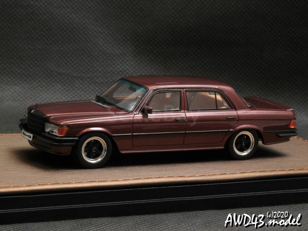 Mercedes AMG W116 6.9 1978 brown met. 1-43 GLM206002 | Аукцион ...