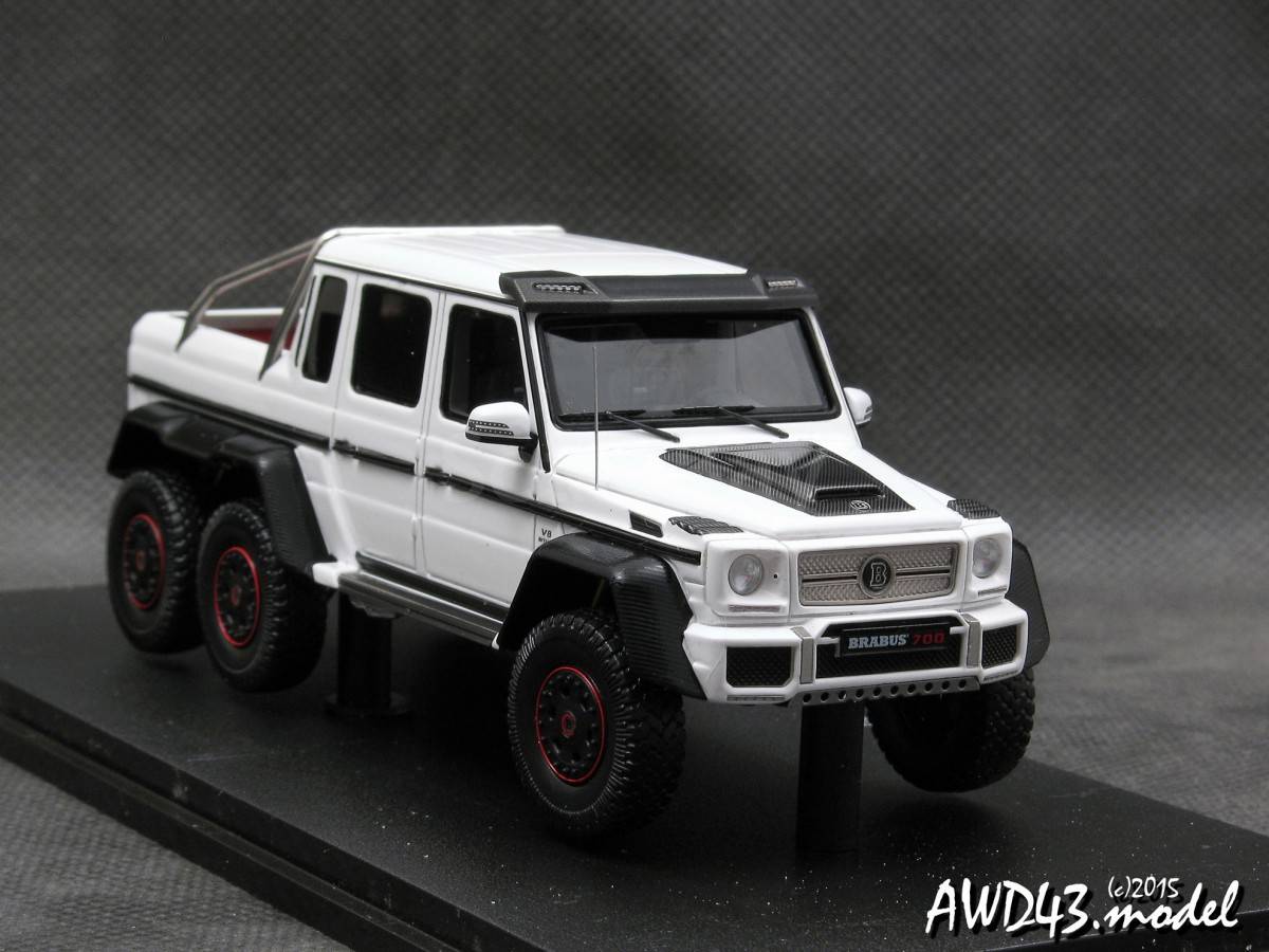Mercedes Brabus B63 S700 6x6 2013 white 4x4 1-43 Schuco Pro R | Аукцион ...