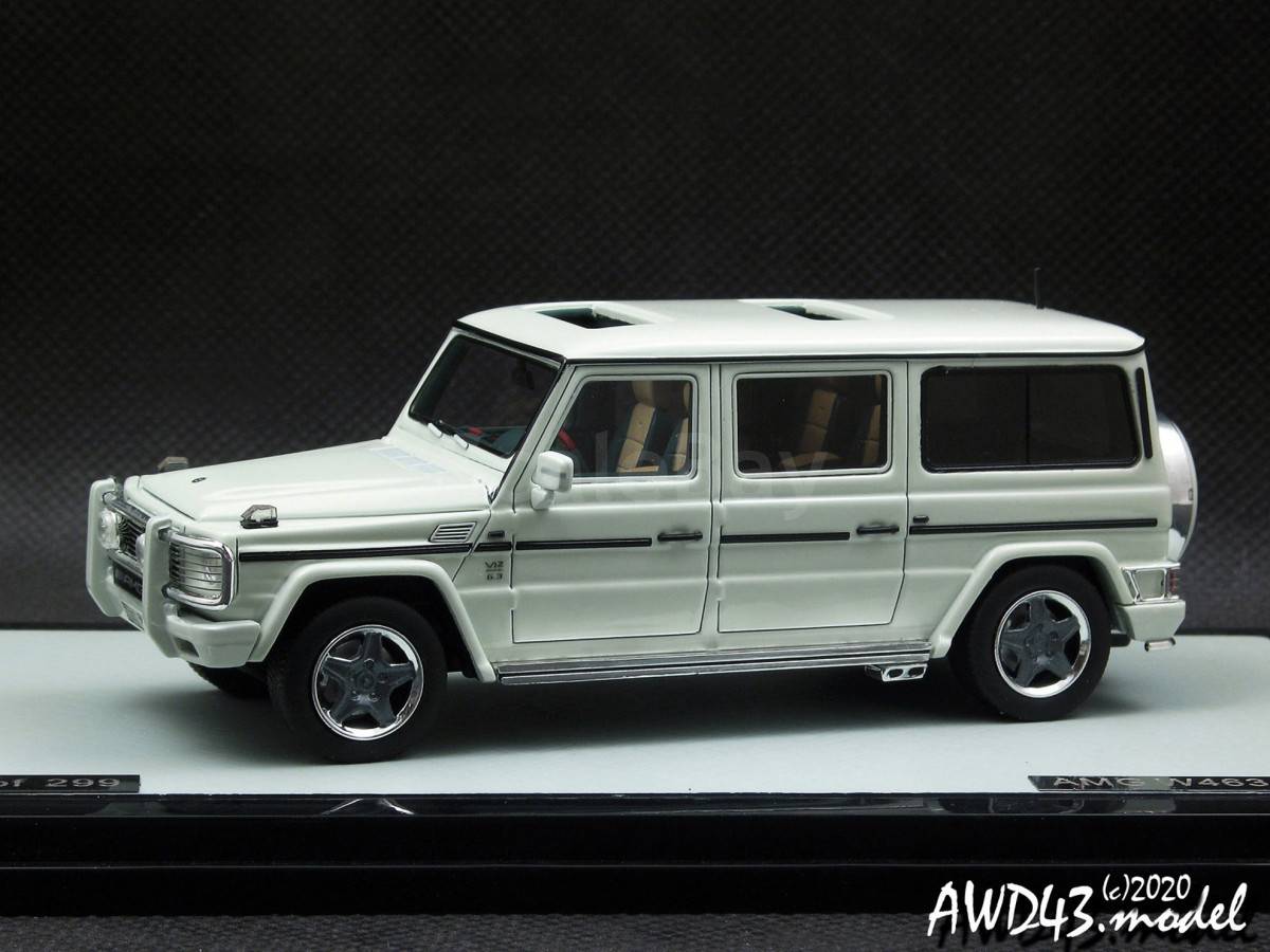 Mercedes G-Class AMG G63 V12 Lang white 1-43 GLM43203701 | Аукцион ...
