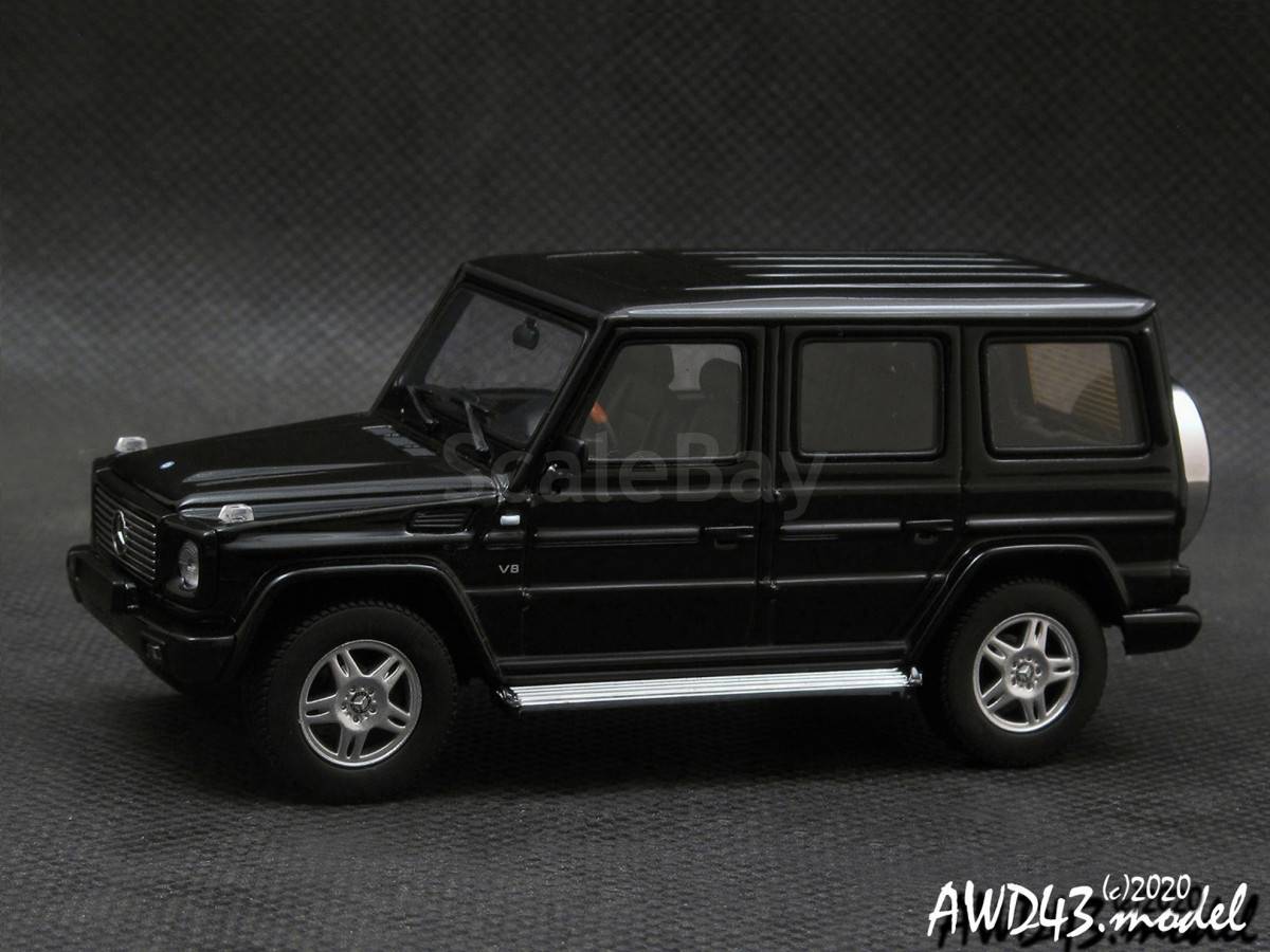 Mercedes G Wagon LWB 80-90’ black 1-43 Dealer=AUTOart B66961944 ...