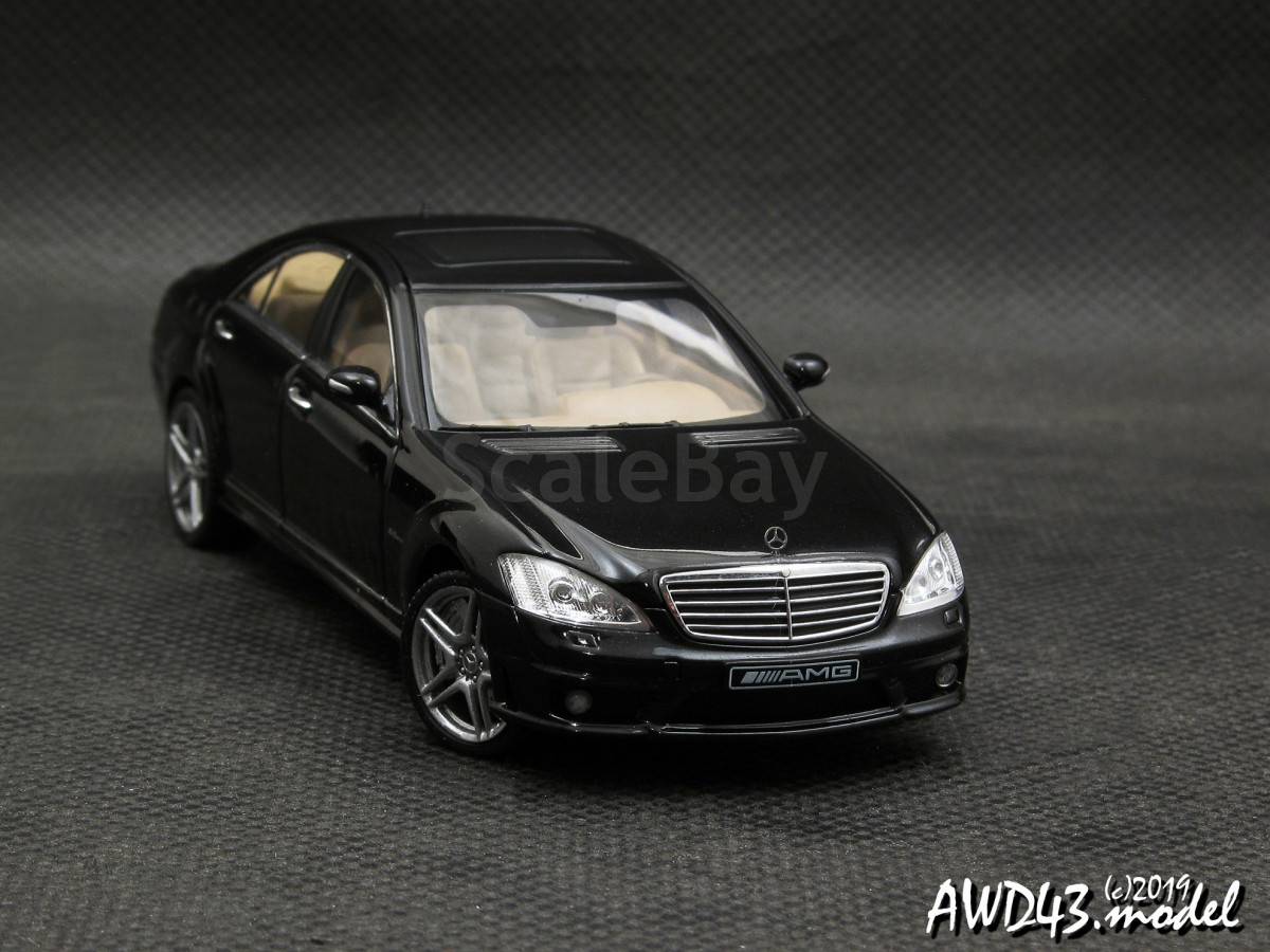 Mercedes S63 AMG W221 black 1-43 AutoArt | Аукцион масштабных и сборных ...