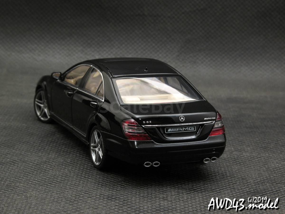 Mercedes S63 AMG W221 black 1-43 AutoArt | Аукцион масштабных и сборных ...