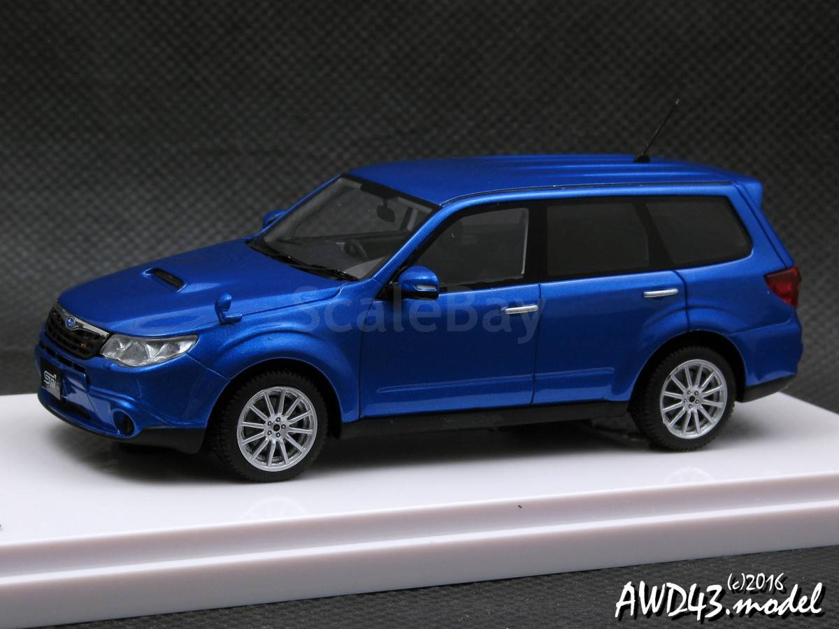Subaru Forester tS 2010 WR blue mica 4x41-43 WIT’S | Аукцион масштабных ...