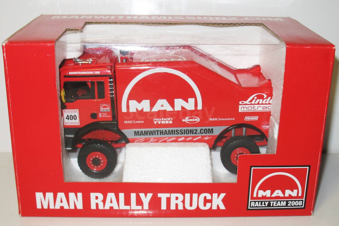 1/43 MAN TGS 18.480 Dakar №400 Transoriental rally 2008 (Eligor ...