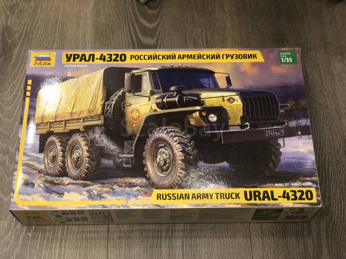 Урал 1/35 звезда + колеса миниарм | Аукцион масштабных и сборных моделей