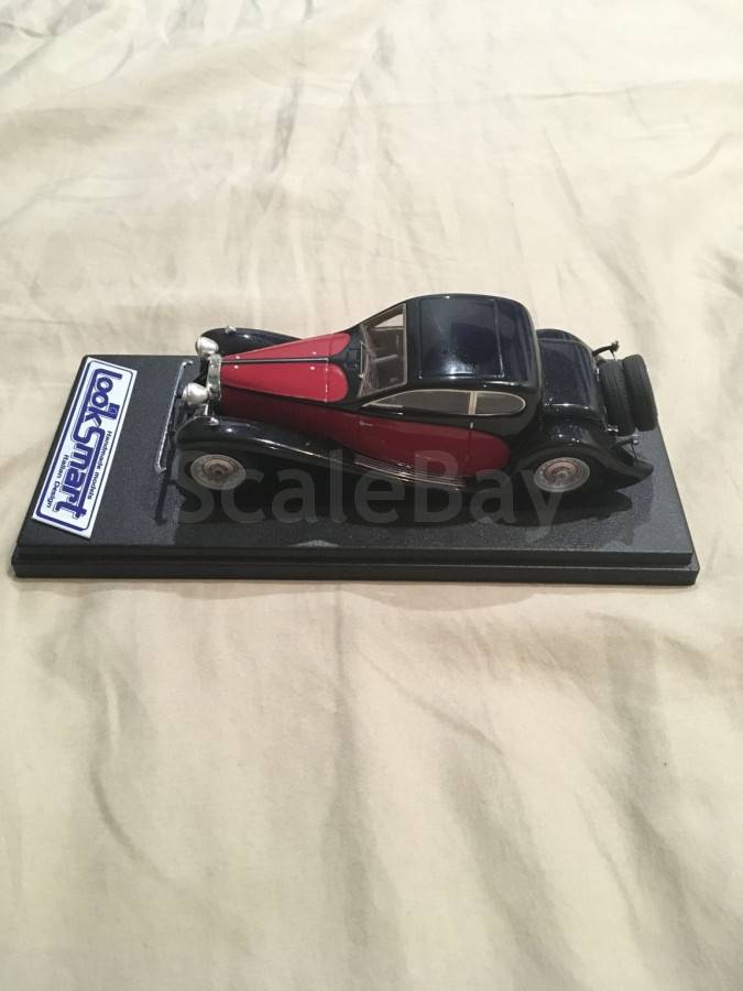 Looksmart - BUGATTI Type 50 T (1930), black / red | Аукцион масштабных ...