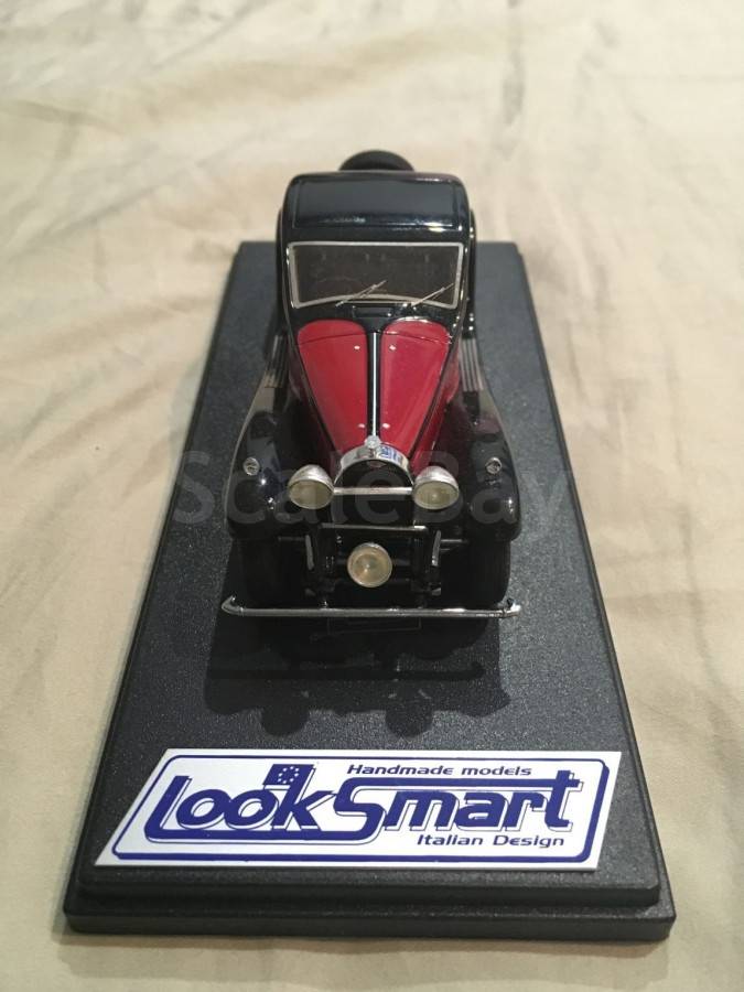 Looksmart - BUGATTI Type 50 T (1930), black / red | Аукцион масштабных ...