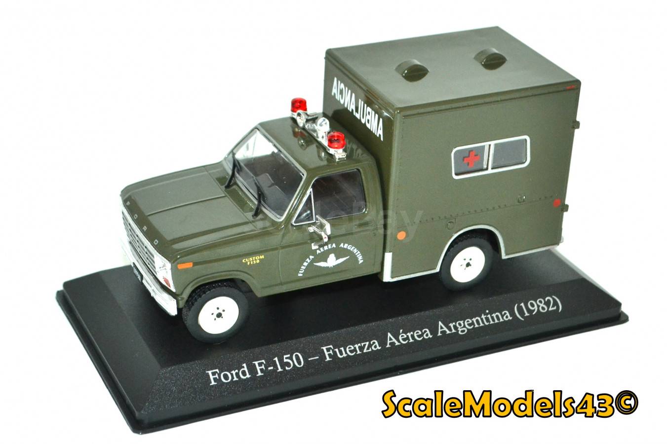 1:43 — Ford F-150 Fuerza Aerea Argentina (1982) | Аукцион масштабных и сборных моделей