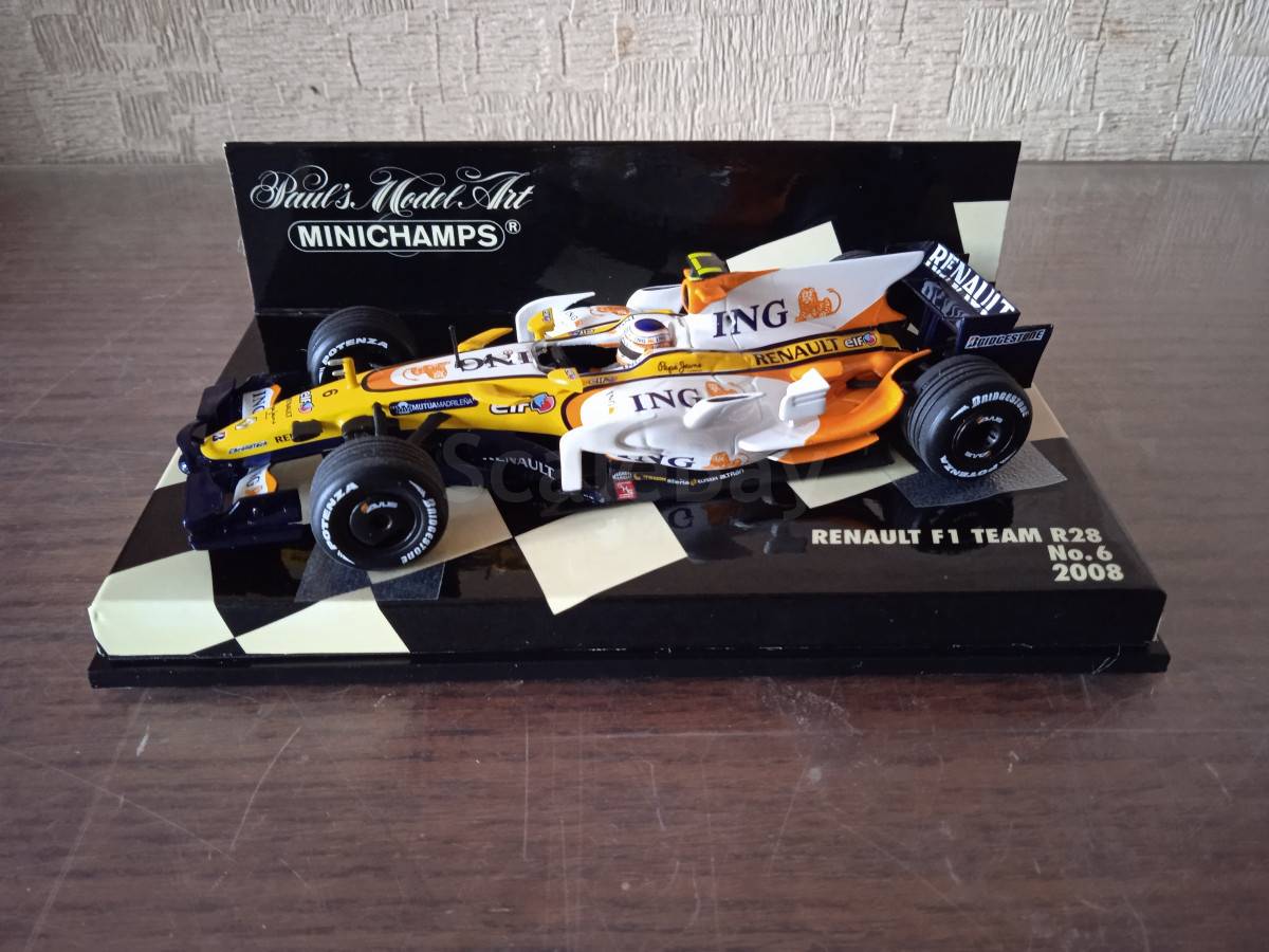 1/43 Minichamps F1 Renault R28 Piquet jr. 2008 | Аукцион масштабных и сборных моделей
