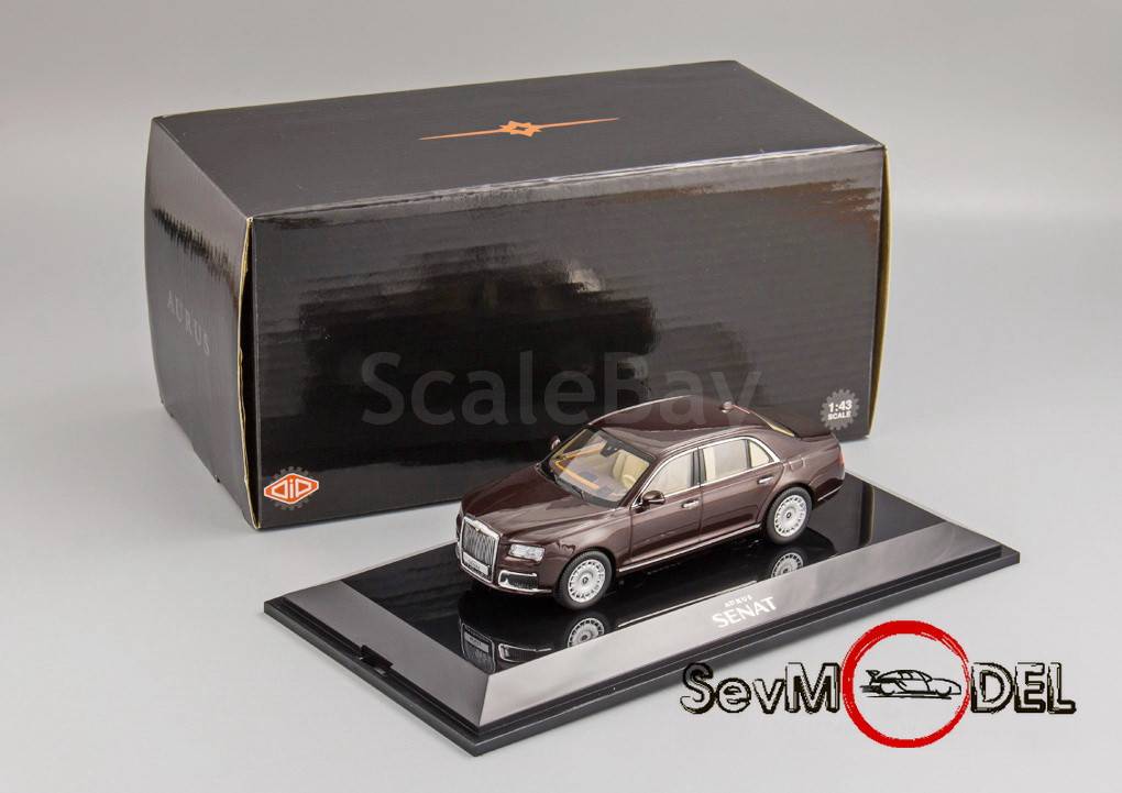 DIP MODELS AURUS SENAT S600, вишнёвый | Аукцион масштабных и сборных ...