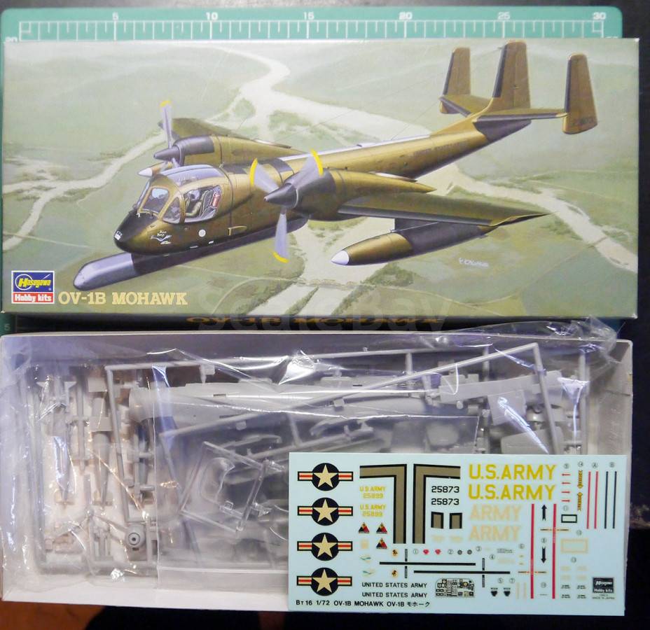 Разведчик OV-1B Mohawk 1:72 Hasegawa | Аукцион масштабных и сборных моделей