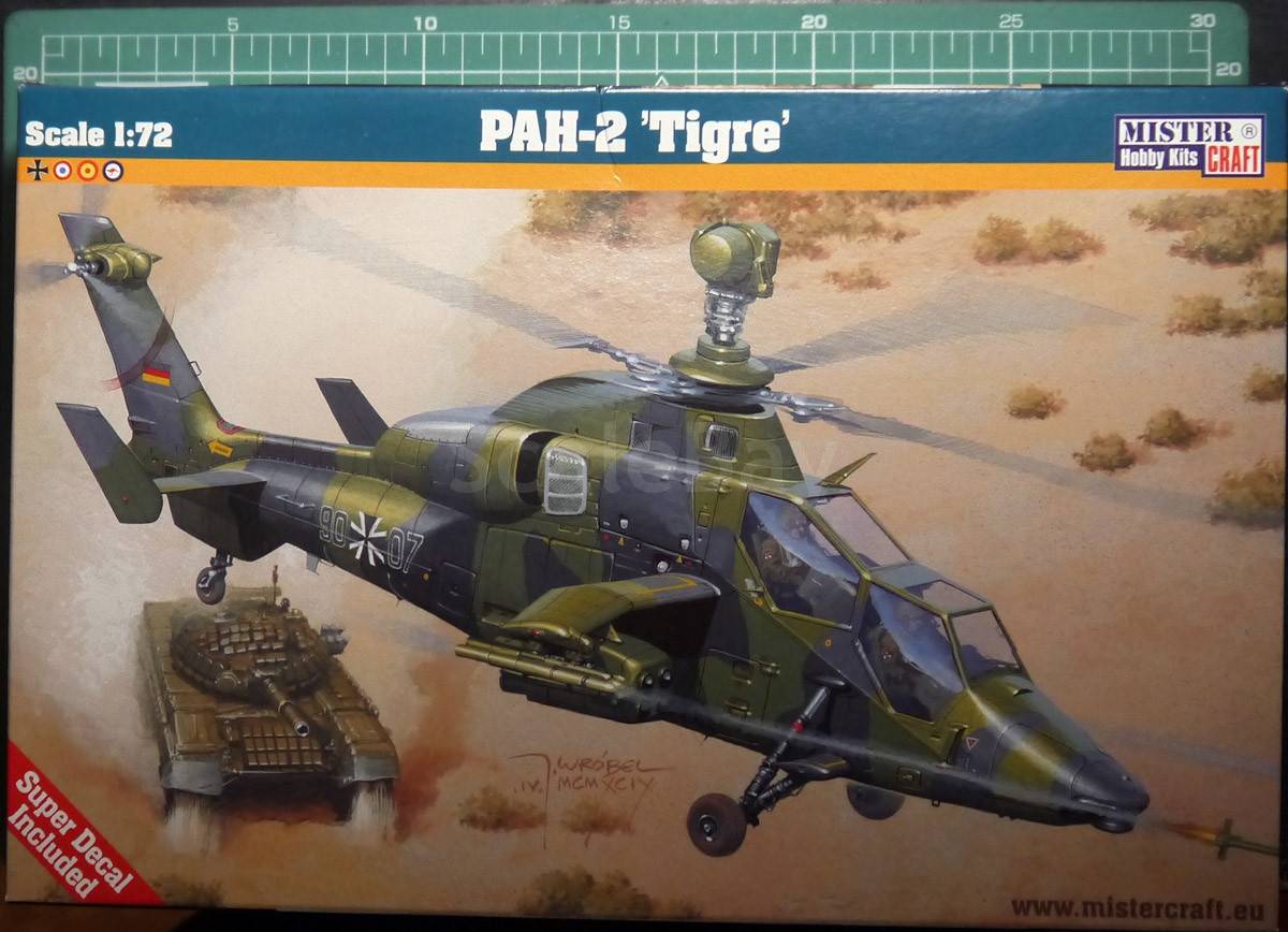 ударный вертолет Eurocopter EC665 PAH-2 Tiger 1:72 Mistercraft ...