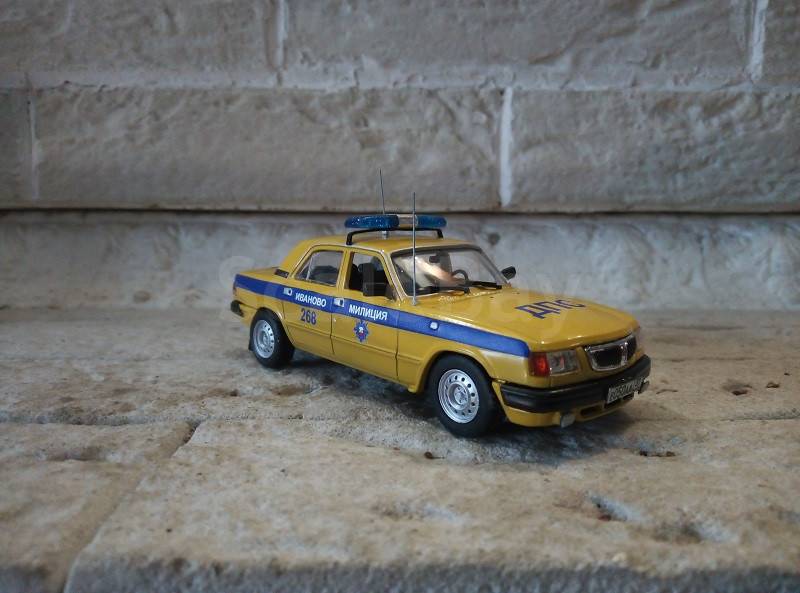 Газ 3110, милиция РФ. | Аукцион масштабных и сборных моделей