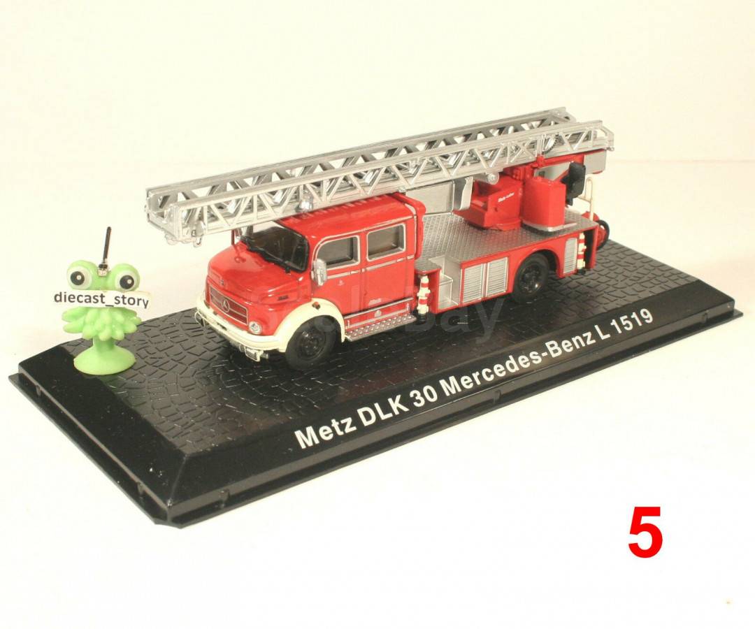 1:72 пожарная машина METZ DLK 30 Mercedes Benz L1519 | Аукцион ...