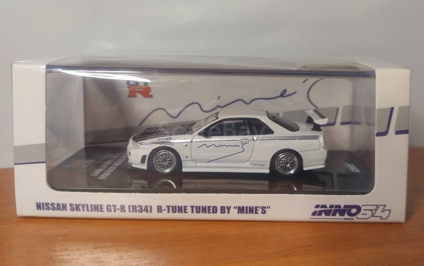 Nissan Skyline GT-R R34 Mine’s | Аукцион масштабных и сборных моделей