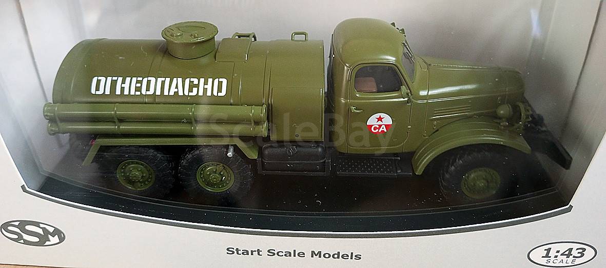 ЗИЛ 157 топливозаправщик военный SSM1011 | Аукцион масштабных и сборных ...