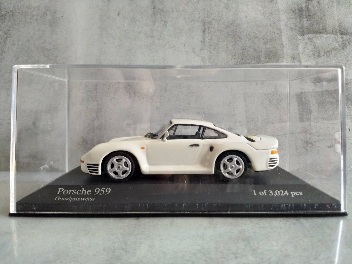 Minichamps PORSCHE 959 - 1987 - WHITE L.E. 3024 pcs. | Аукцион масштабных и сборных моделей