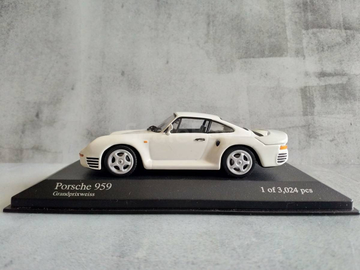 Minichamps PORSCHE 959 - 1987 - WHITE L.E. 3024 pcs. | Аукцион масштабных и сборных моделей