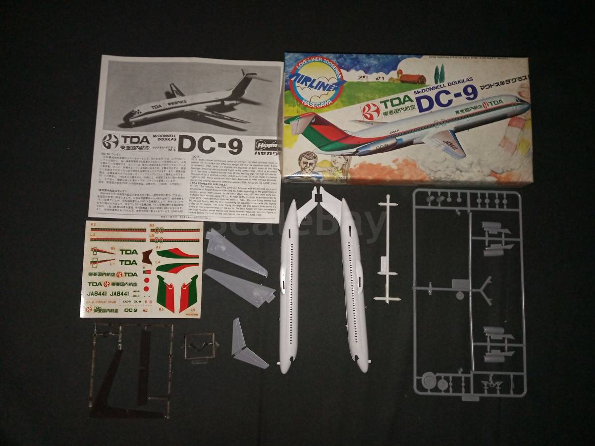 Лайнер TDA McDonnell Douglas DC - 9 Hasegawa 1/200 | Аукцион масштабных ...