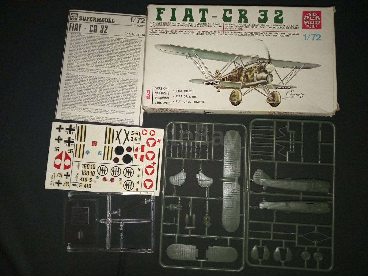 Истребитель Fiat - Cr 32 Supermodel 1/72 | Аукцион масштабных и сборных ...