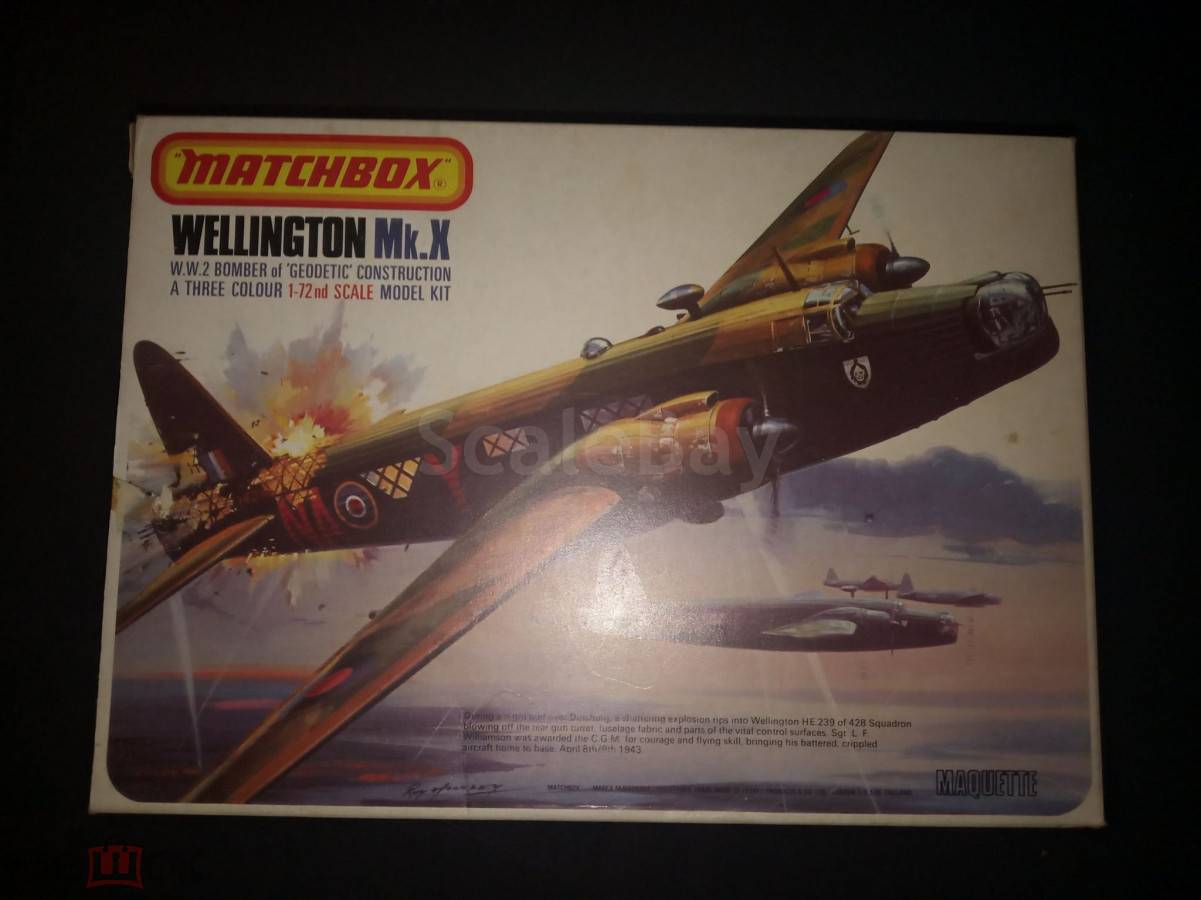 Wellington Mk.X Matchbox 1/72 | Аукцион масштабных и сборных моделей