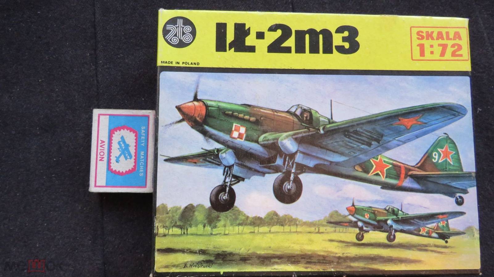 Штурмовик Il-2M3 Stormovik Airfix 1/72 возможен обмен | Аукцион масштабных и сборных моделей