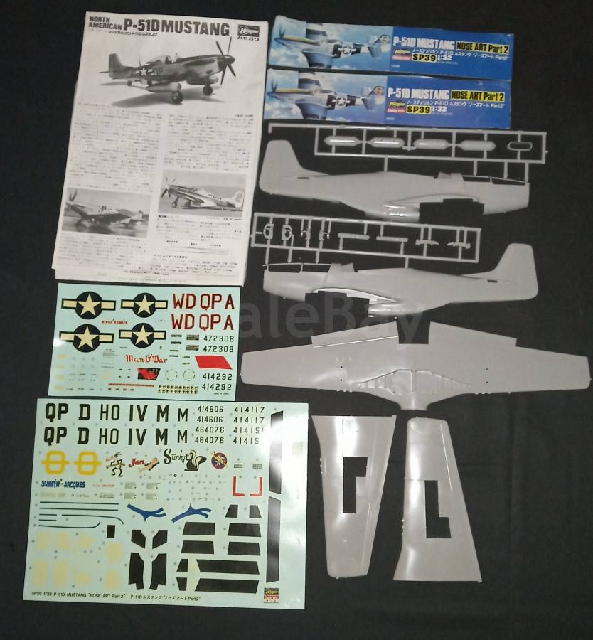 Истребитель P - 51D Mustang Nose Art Part 2 Hasegawa 1/32 | Аукцион ...