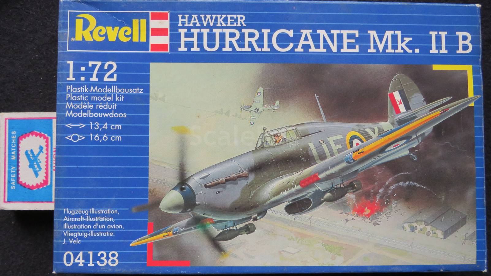 Hawker Hurricane Mk.2B Revell 1/72 | Аукцион масштабных и сборных моделей