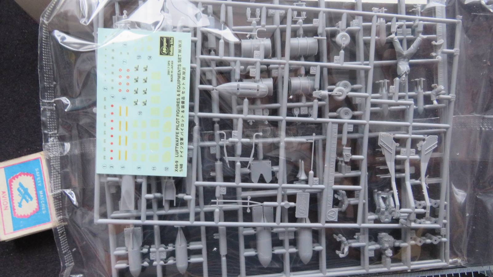 Luftwaffe Pilot Figures & Equipments set W.W.2 Hasegawa 1/48 | Аукцион ...