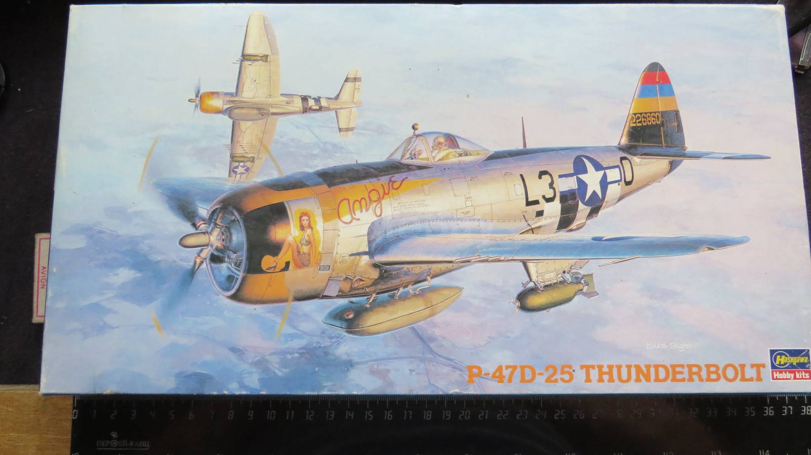Тяжелый истребитель P-47D-25 Thunderbolt Hasegawa 1/48 | Аукцион ...