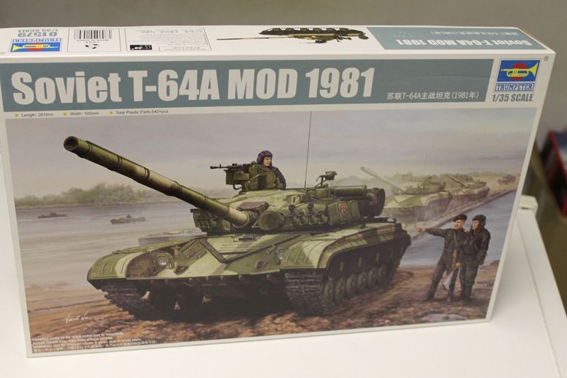 01579 танк Soviet T-64 MOD 1981 1:35 Trumpeter | Аукцион масштабных и сборных моделей