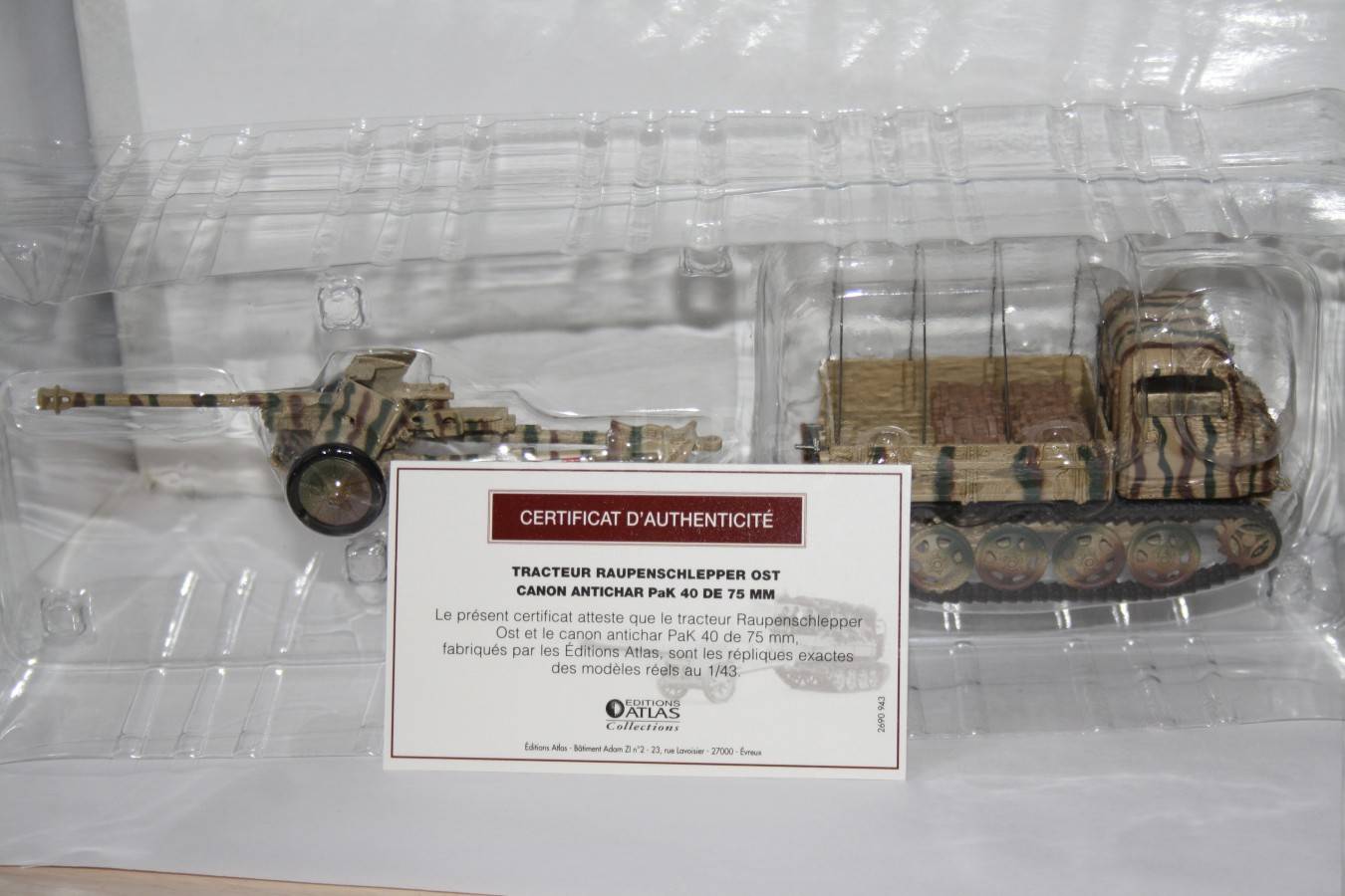 RSO TRACKED VEHICLE WITH PaK 40 75mm GUN,Atlas | Аукцион масштабных и ...