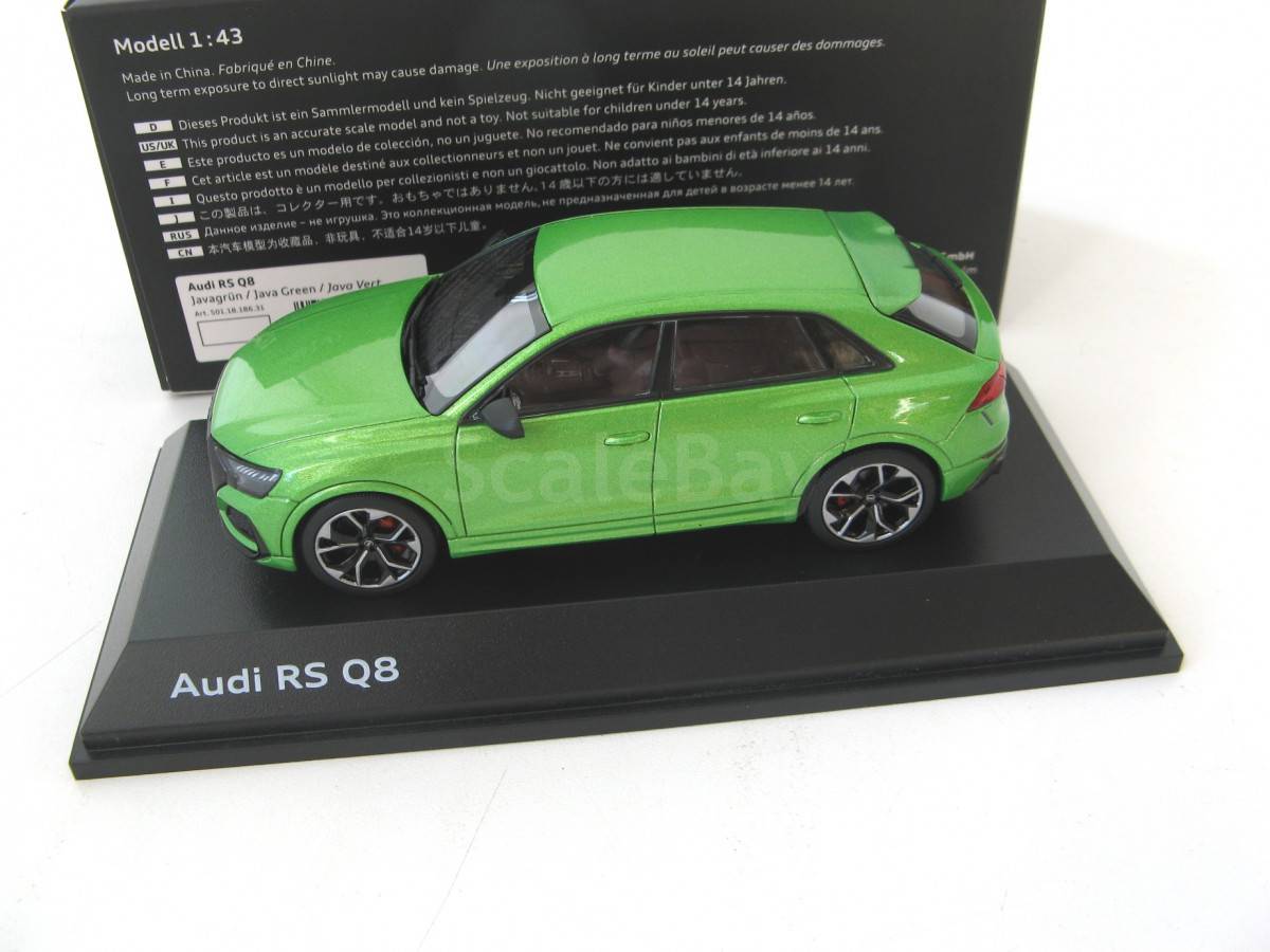 Audi RS Q8 2020 java green | Аукцион масштабных и сборных моделей