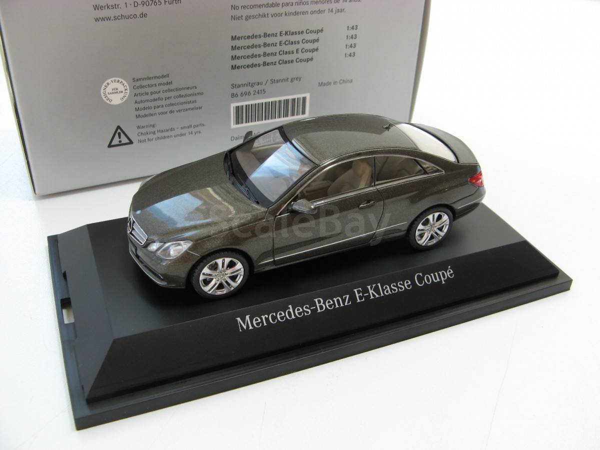 Mercedes-Benz E-Class Coupe C207 stannite gray | Аукцион масштабных и ...