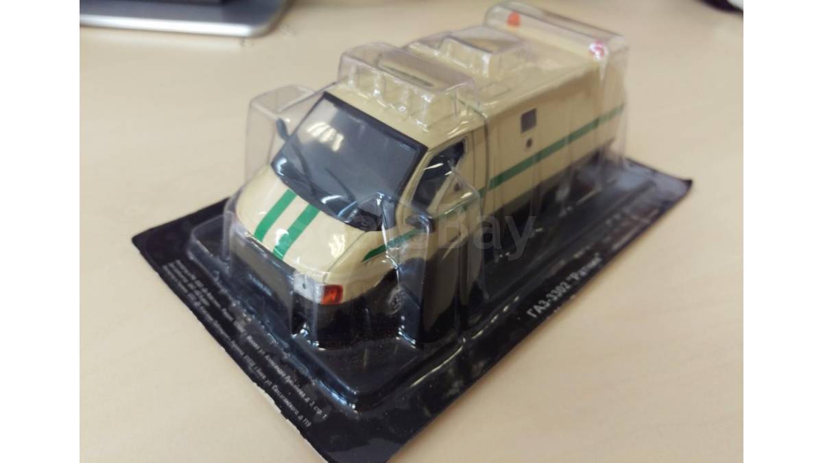 Автомобиль на службе №14 ГАЗ-3302 Ратник Инкассатор | Аукцион масштабных и сборных моделей