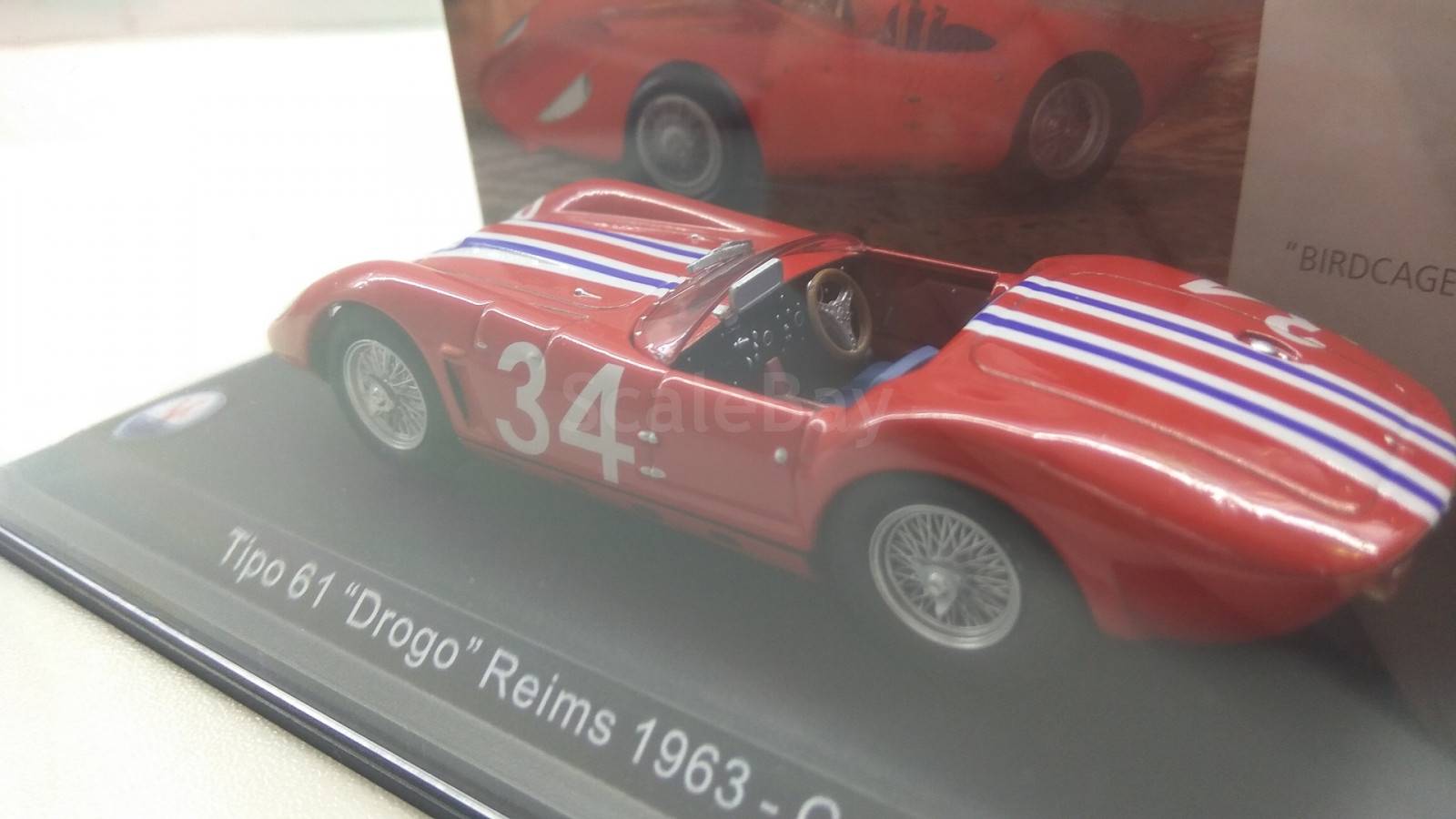 Maserati Tipo 61 ’Drogo’ Reims 1963 - Casner (1/43) Maserati 100 years ...