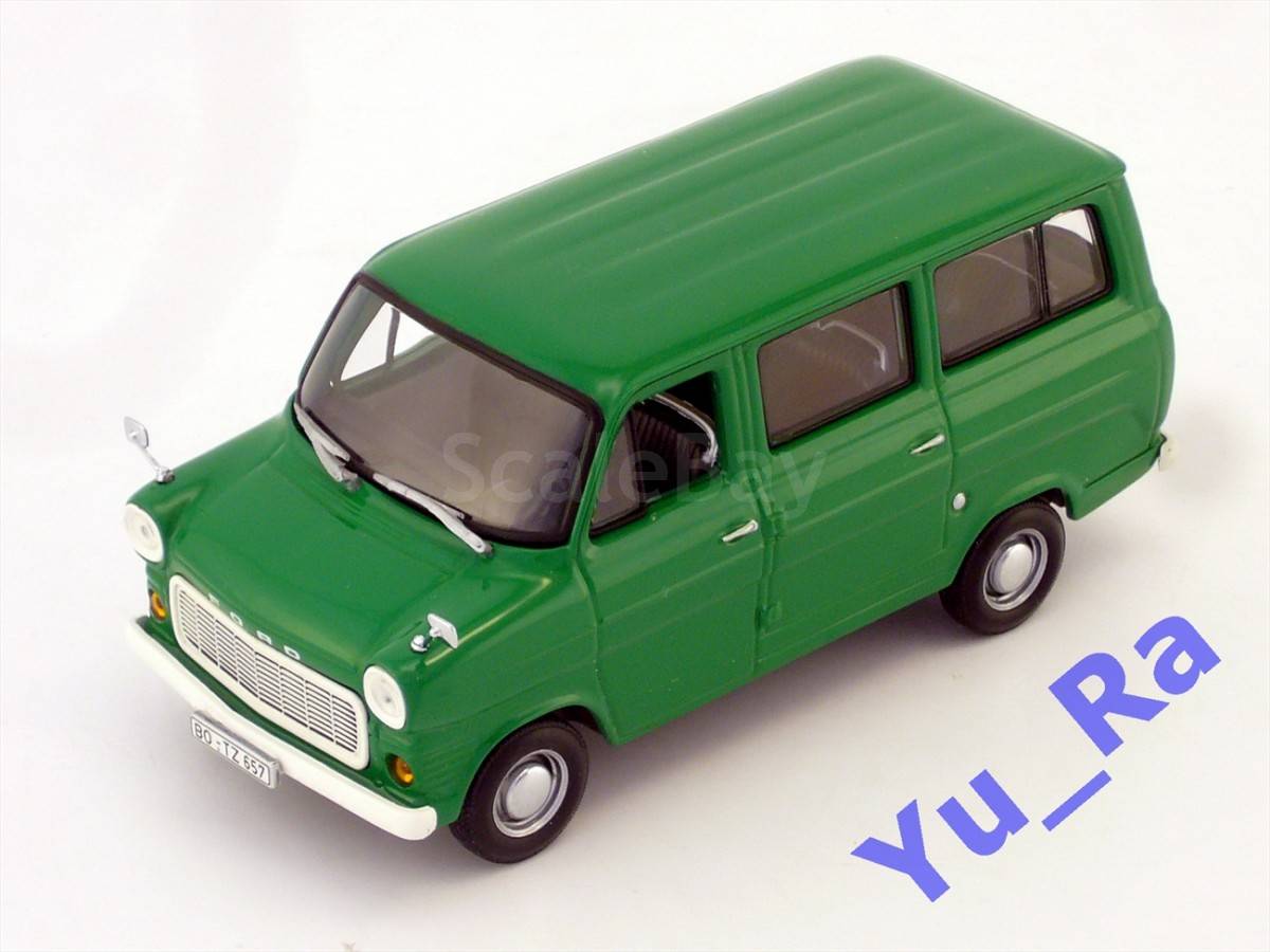 + Ford Transit 1974 bus green Minichamps Yu_Ra | Аукцион масштабных и ...
