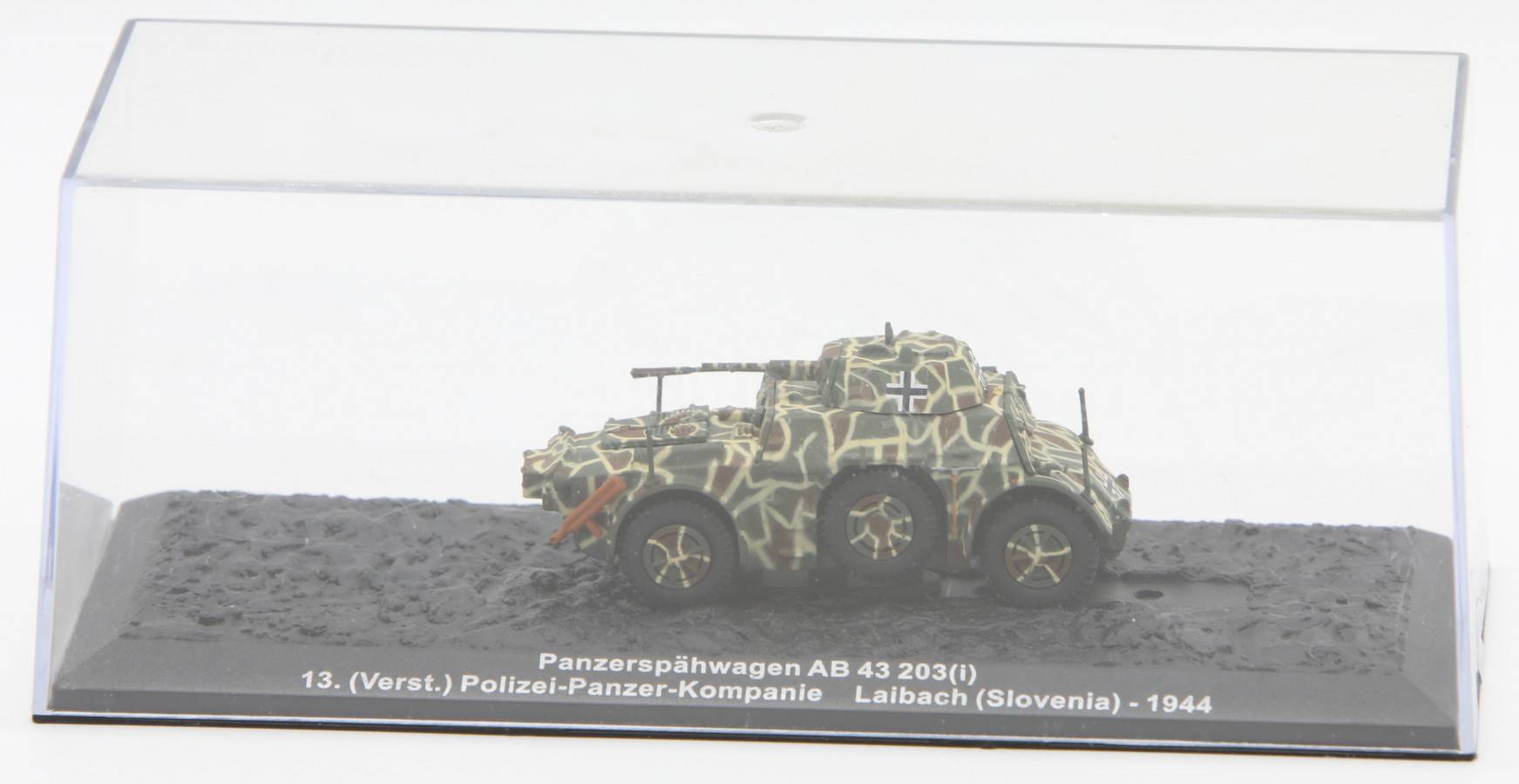 Panzerspahwagen AB 43 203(i) 13. (Verst.) Polizei-Panzer-Kompanie ...