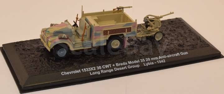 Chevrolet 1533X2 30CWT + Breda Model 35 20 mm Anti-aircraft Gun ...